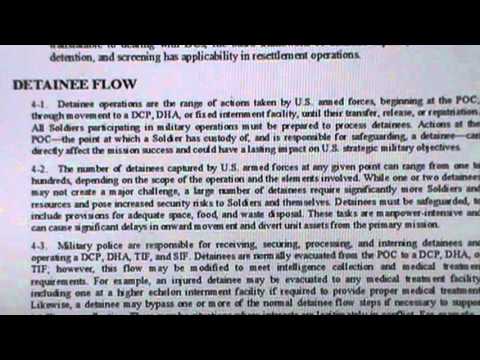 US ARMY INTERNMENT & RESETTLEMENT MANUAL