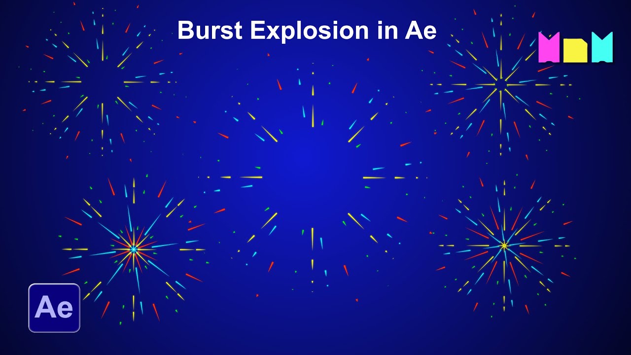 Burst Explosion Effect in After Effects | After Effects Tutorial