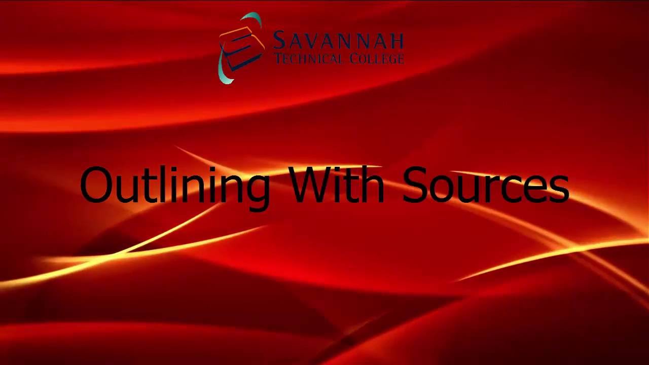 How to Use Sources in Your APA or MLA Essay: Outlining with Sources
