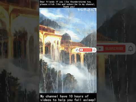 rain sounds for sleeping heavy rain and thunderstorm sounds for sleeping #Shorts #shortvideo 100112