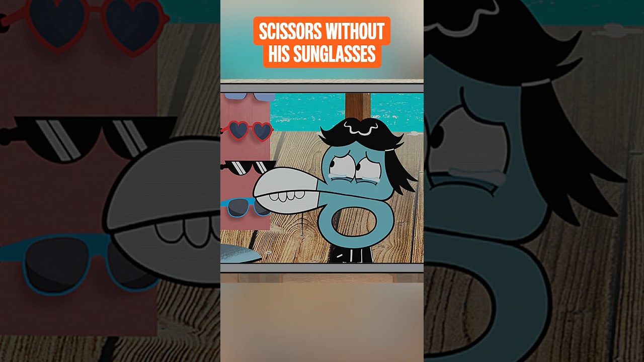scissors WITHOUT sunglasses?! 🕶️
