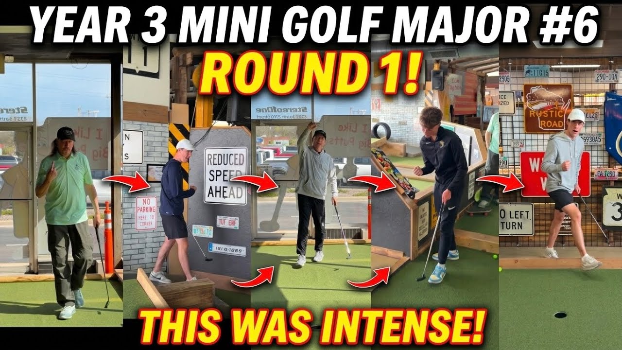 Mini Golf Major #6 | Round 1 | MUST WATCH!