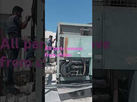 York chiller all parts remove