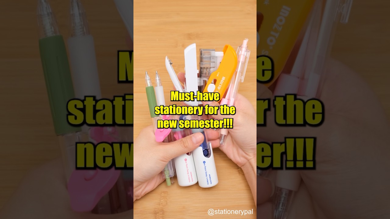 Must-have stationery for the new semester!!! #shorts