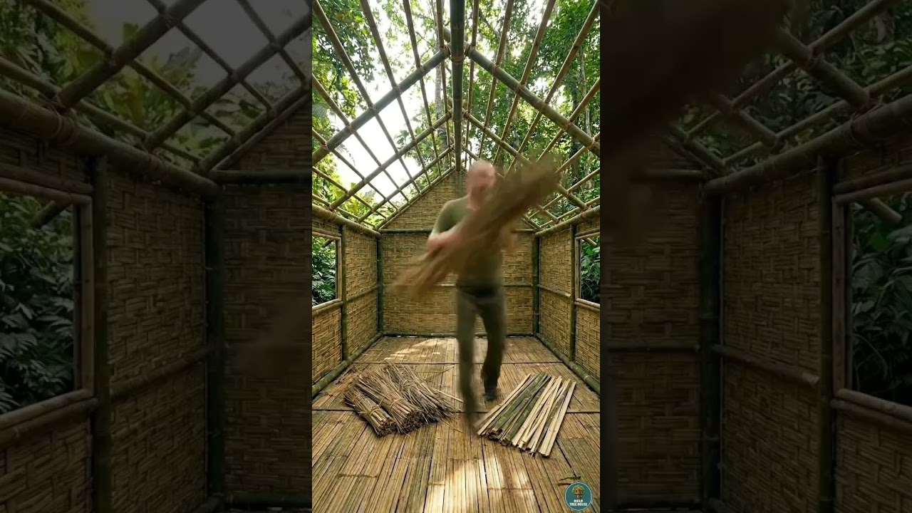 Broken Bamboo Shelter to Eco Minimalist Cabin | Sustainable Build Transformation