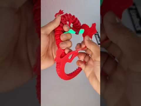 3D Printing A BIG Articulating Dragon on the Creality Cr-30 Belt Printer! #3dprinting #dragon