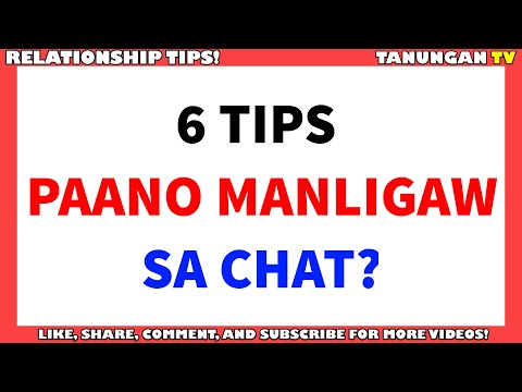 PAANO MANLIGAW SA CHAT? | Relationship Counselling Online | Relationship Advice
