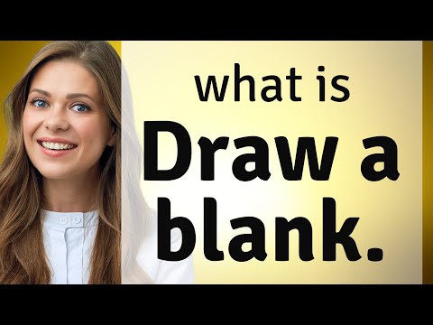 Draw a Blank: Unraveling the Mystery of a Common English Phrase