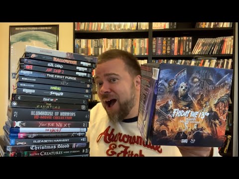 MASSIVE Horror Blu-Ray, 4K, Dvd Collection Update 19 Pickups! Scream Factory, Box Set, Underrated