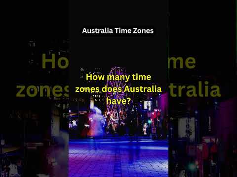How many time zones does Australia have #shorts #quizgames