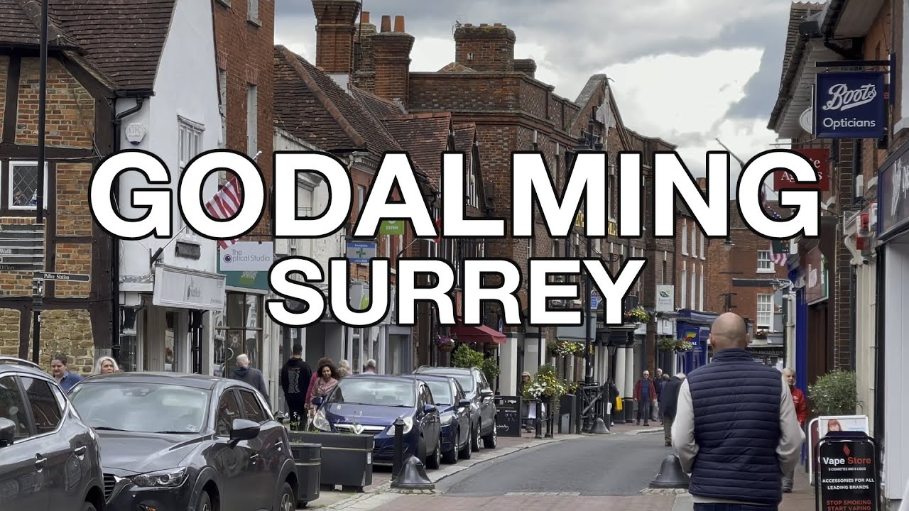 Godalming Town Centre, Surrey, UK, England 🇬🇧 4K HDR