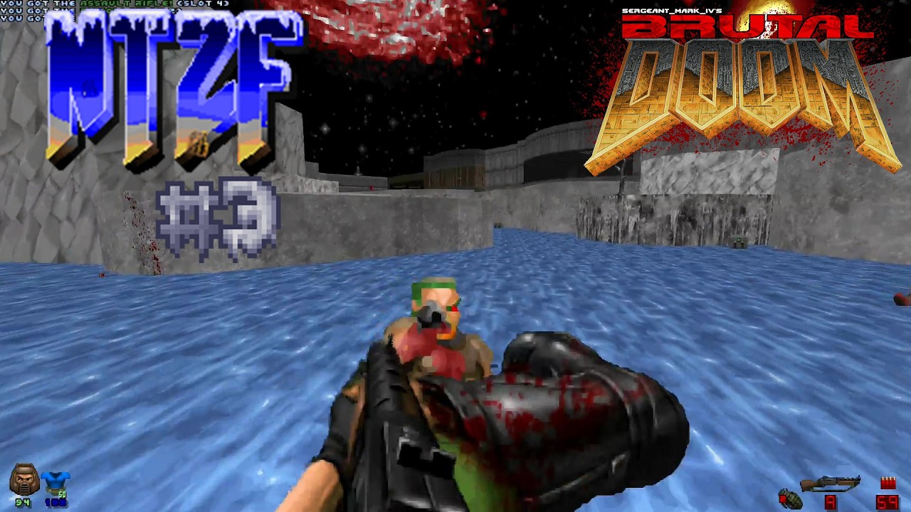 Brutal Doom v22 + megaWad No Time 2 Freeze Russian Doom Community Project #3