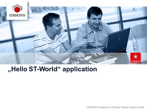 CODESYS Tipp "Hello ST-World" application