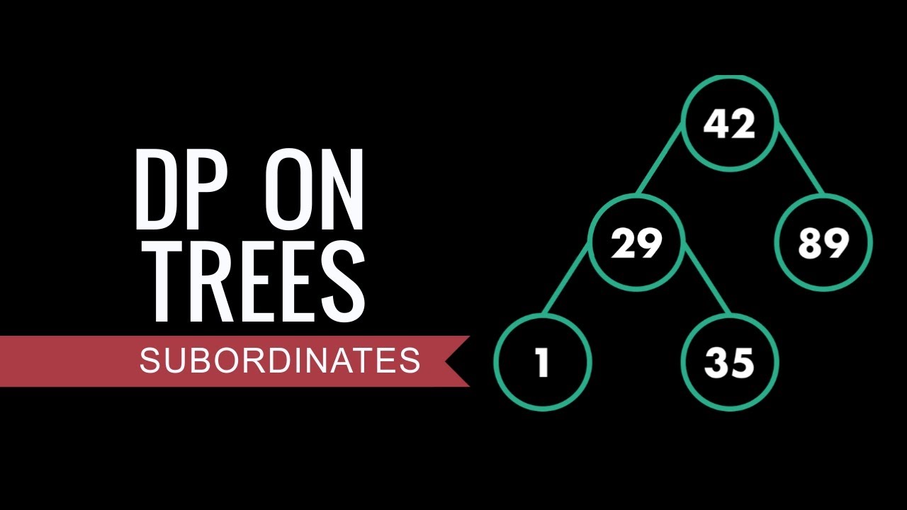 DP on Trees: Subordinates