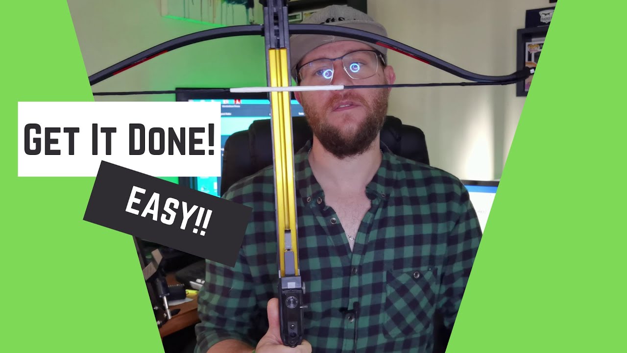 How To String A Crossbow (without a stringer)
