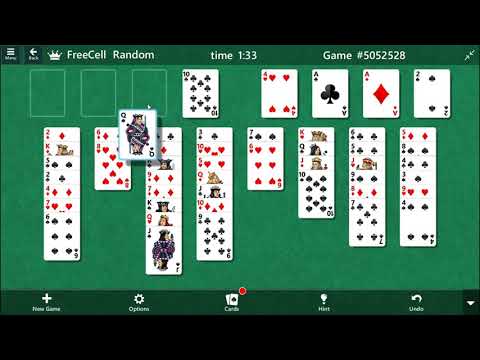 How To Play Solitaire Cards Game - Free Cell