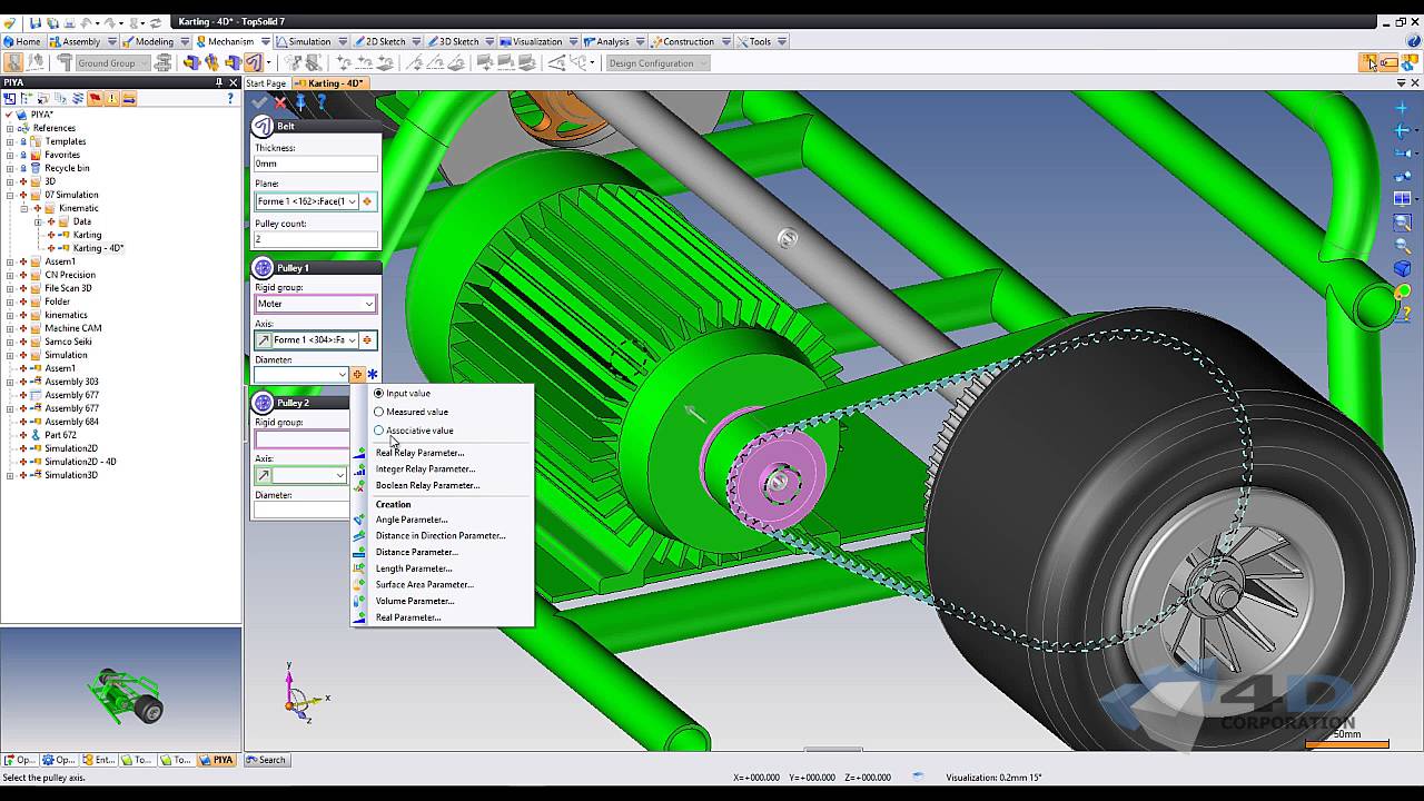 TopSolid7: Belt Simulation