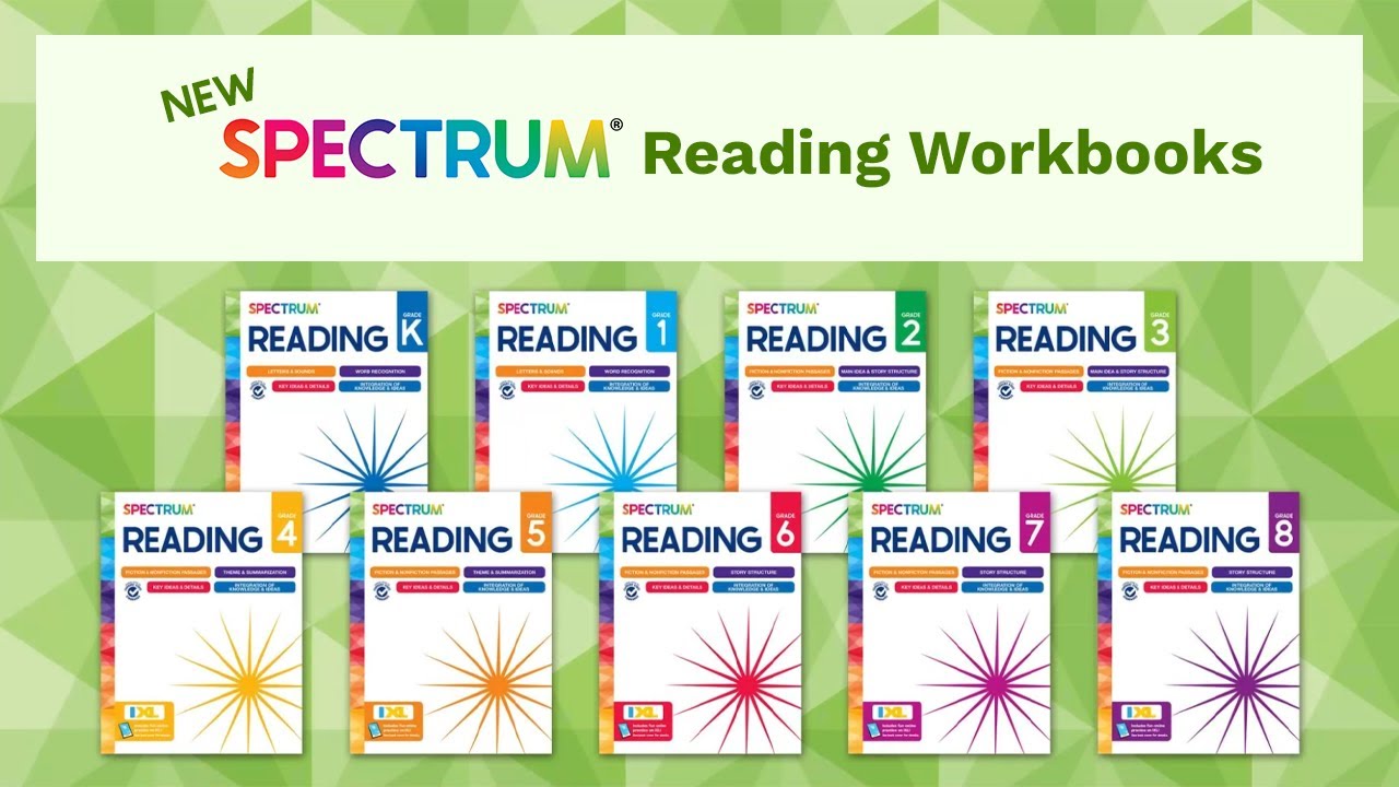 NEW Spectrum Reading Workbooks
