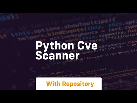 python cve scanner