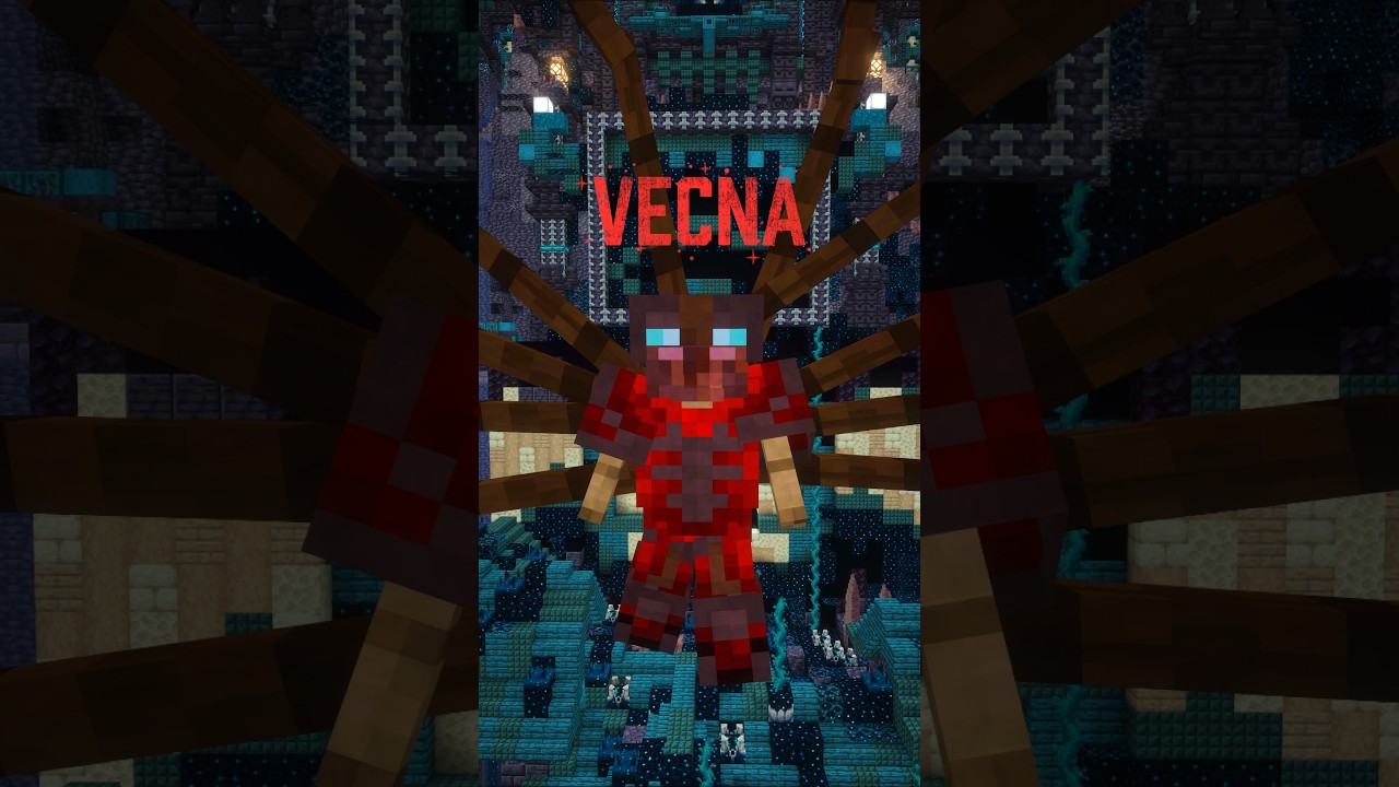 Minecraft: Stranger Things Vecna Armor Trim #minecraft #shorts
