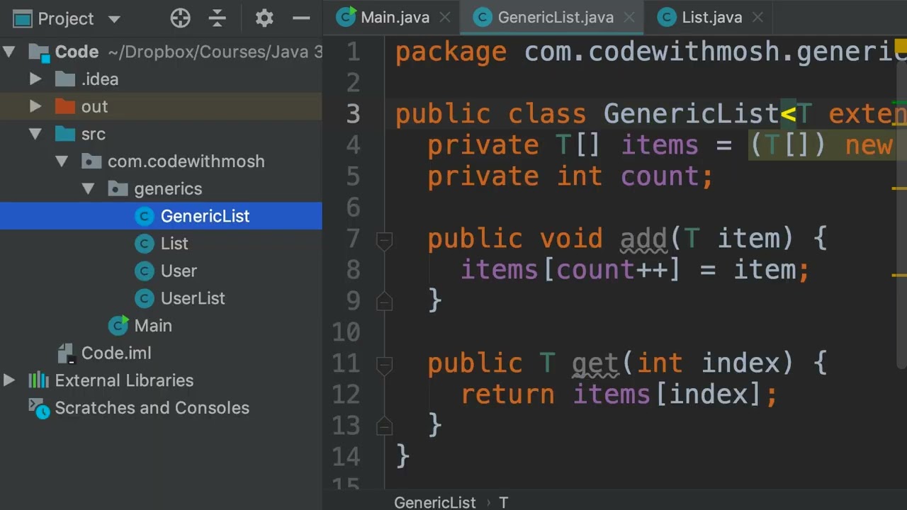 Java #141 - Type Erasure [By Mosh Hamedani]