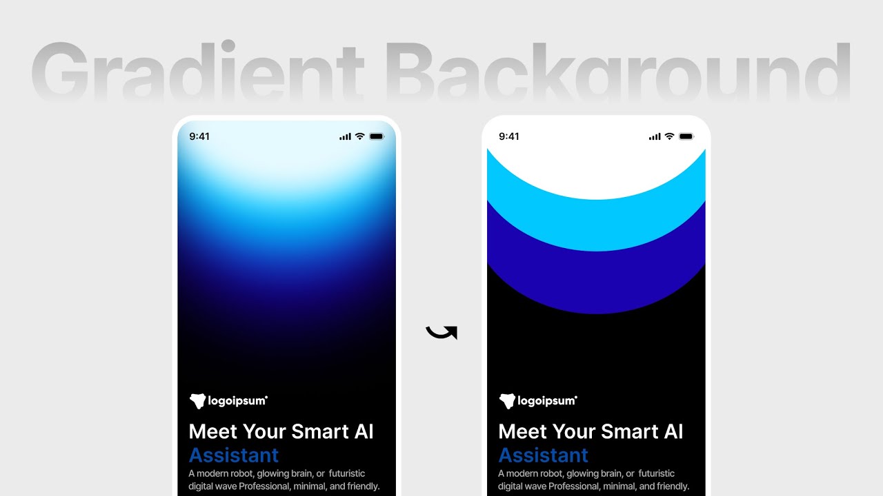 How to make Gradient Background in Figma