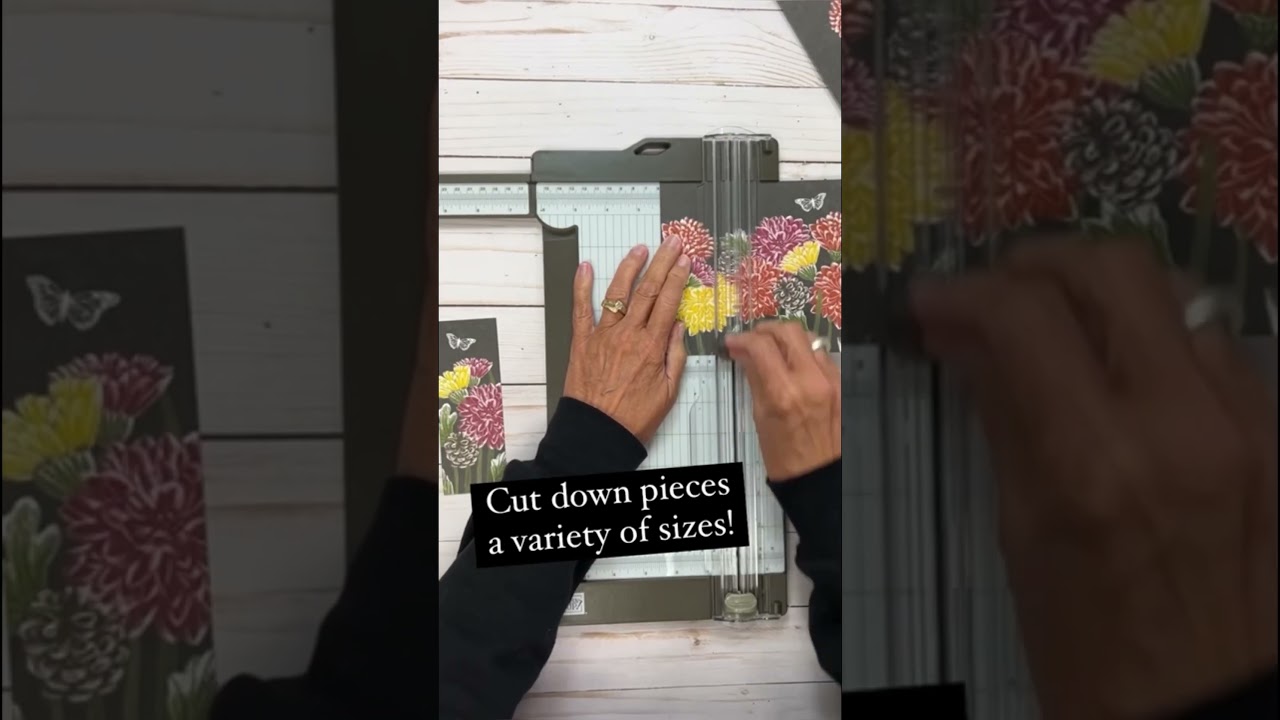 Card making tip for using Designer Series Paper to make multiple cards at once! #shorts #papercraft