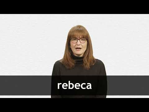 How to pronounce REBECA in European Spanish