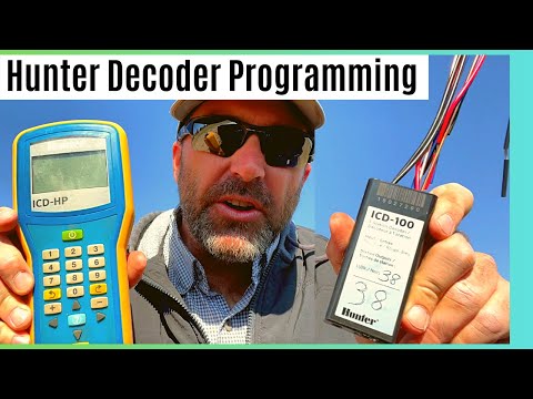 How To Program A Decoder With The Hunter ICD-HP Handheld Programmer | Hunter 2 Wire Irrigation