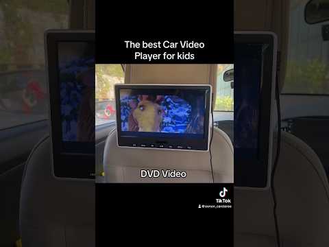 Car DVD Player, Must-Have for Parents on Road Trip. Supports DVD/USB/SD/HDMI/AV video input.  #car