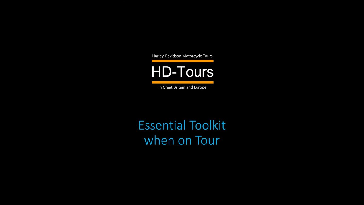 HD-TOURS Essential Toolkit Guide to take on Tour
