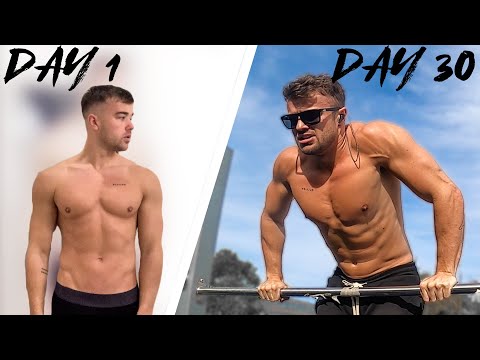 What 30 Days of Calisthenics Training Did to This Guy's Body