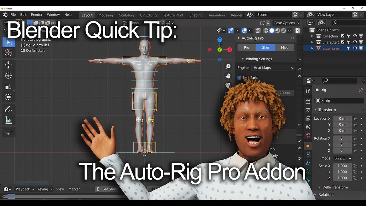 Blender Quick Tip: The Auto-Rig Pro Addon