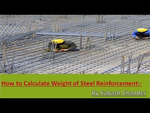 How to Calculate Weight of Steel Reinforcement Part-1 (In Hindi)