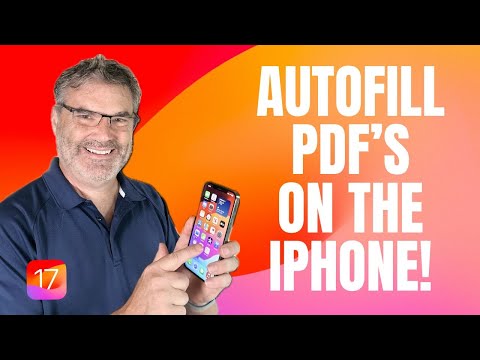 New in iOS 17 - Simplify PDF Form Completion on the iPhone with Autofill!