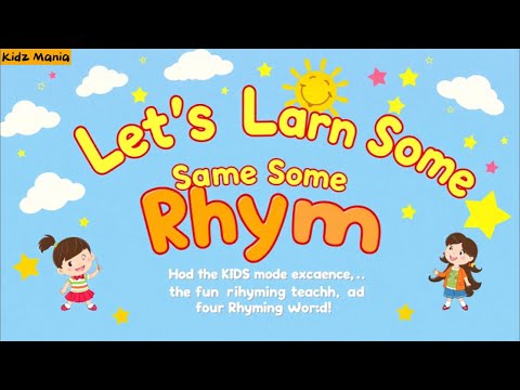 🚀 Let’s Learn Rhyming Words! | Fun & Easy Rhymes for Kids | Educational Video 🎶