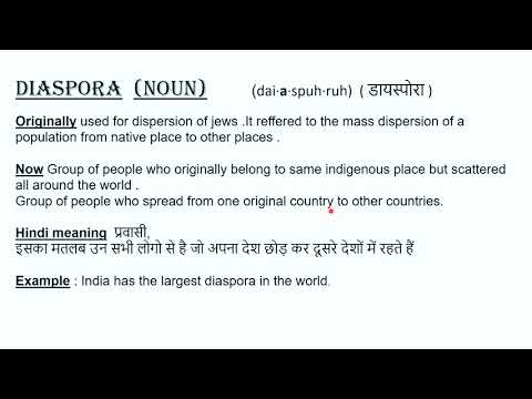 Diaspora meaning