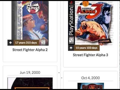 Street Fighter Release Timeline