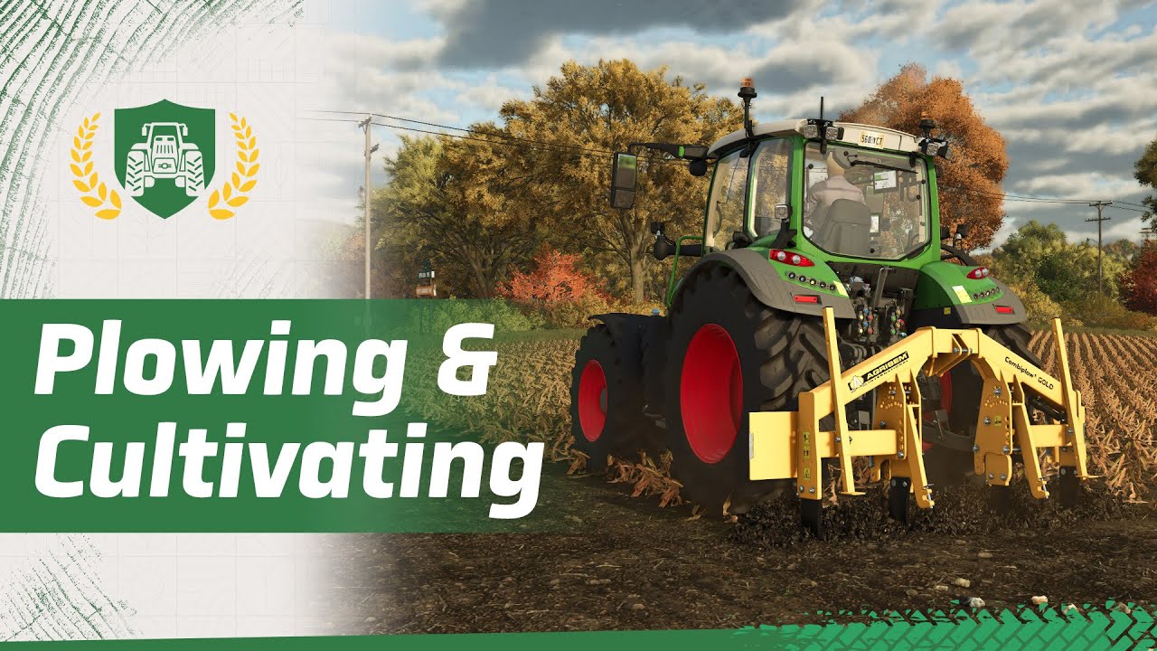 [Tutorial] How to PLOW & CULTIVATE (Basics) | Farming Simulator Academy