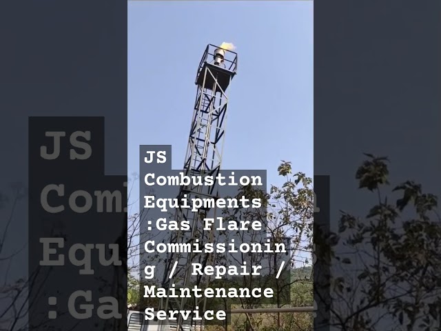 Enclosed Gas Flare System - Flare Stack System Manufacturer from Pune