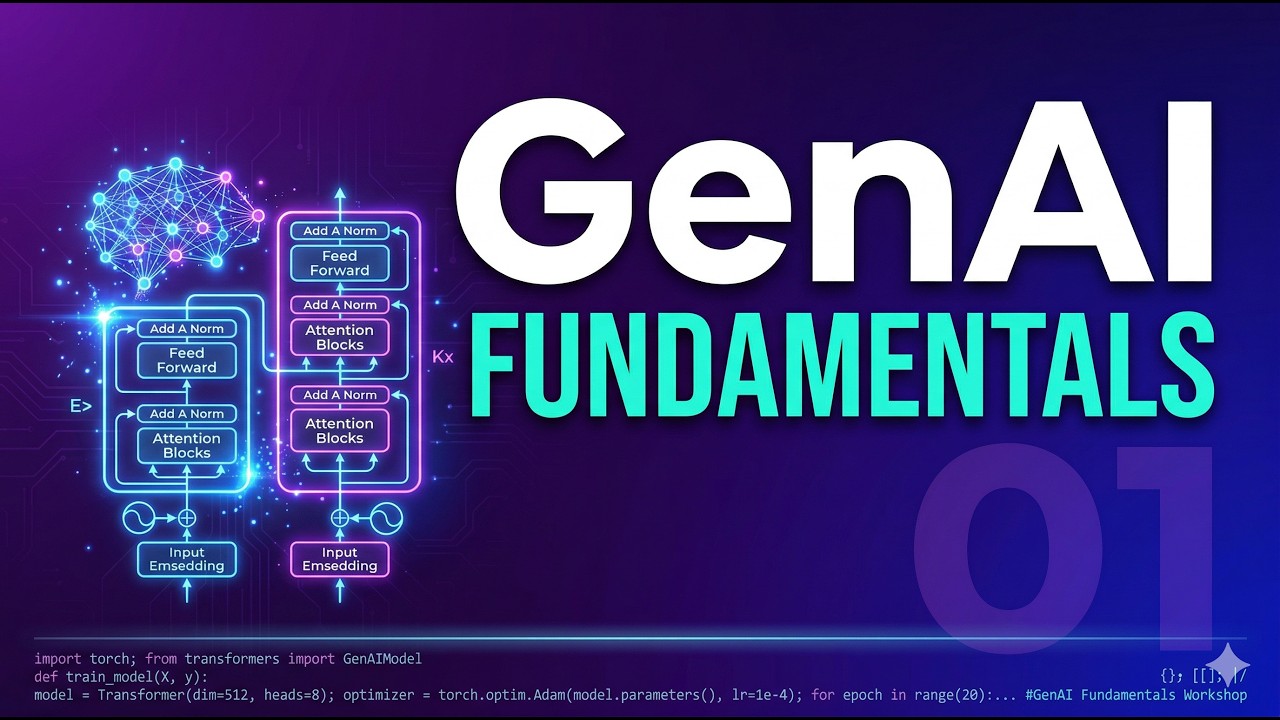 GenAI Workshop 1: Fundamentals —  Tools, Transformers, & GPT-2 Hands-On | Full Session