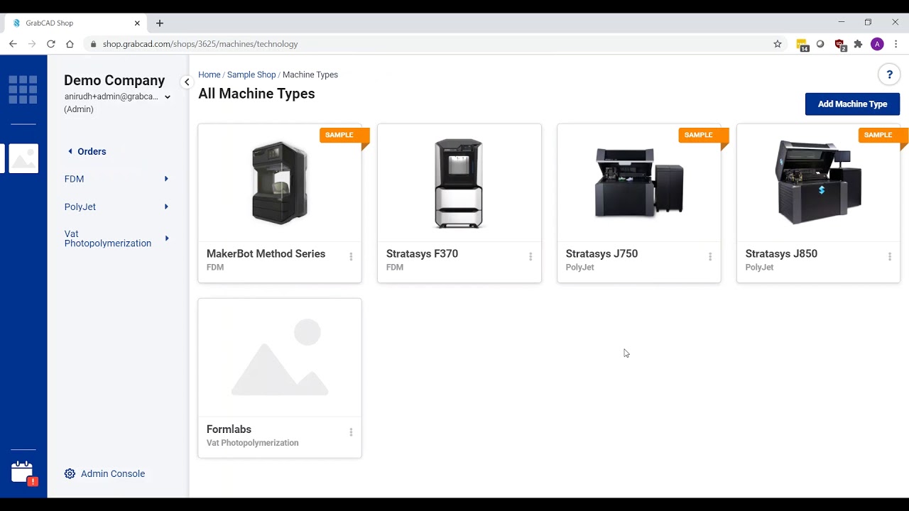 GrabCAD Shop Admin Tutorial