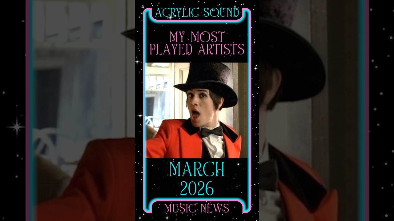 MY MOST PLAYED ARTISTS & BANDS (MARCH 2026)