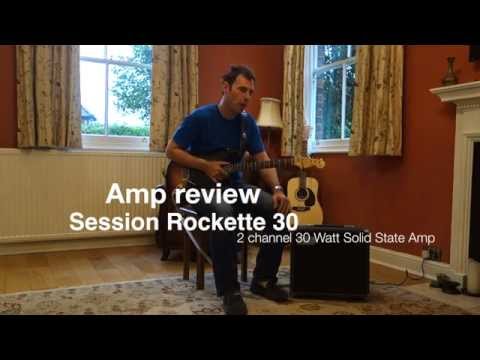 Session Rockette 30 Guitar Combo Amp 1985 Grey Tweed | Reverb