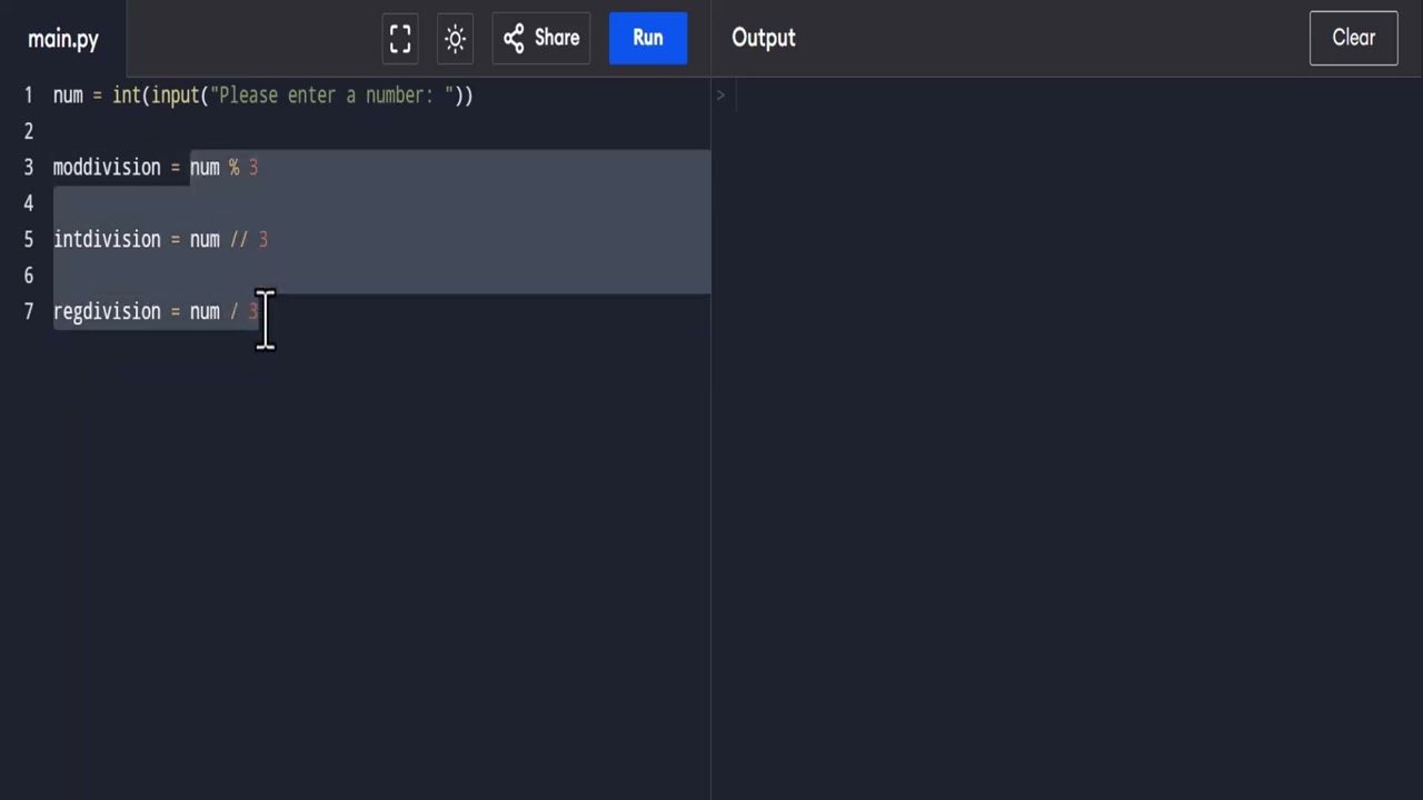Python - Different Types of Division in Programming