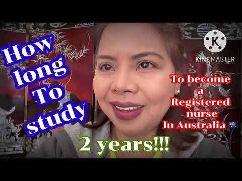 How long to study nursing to become a Registered Nurse In Australia?2 years!#nurse#study #australia