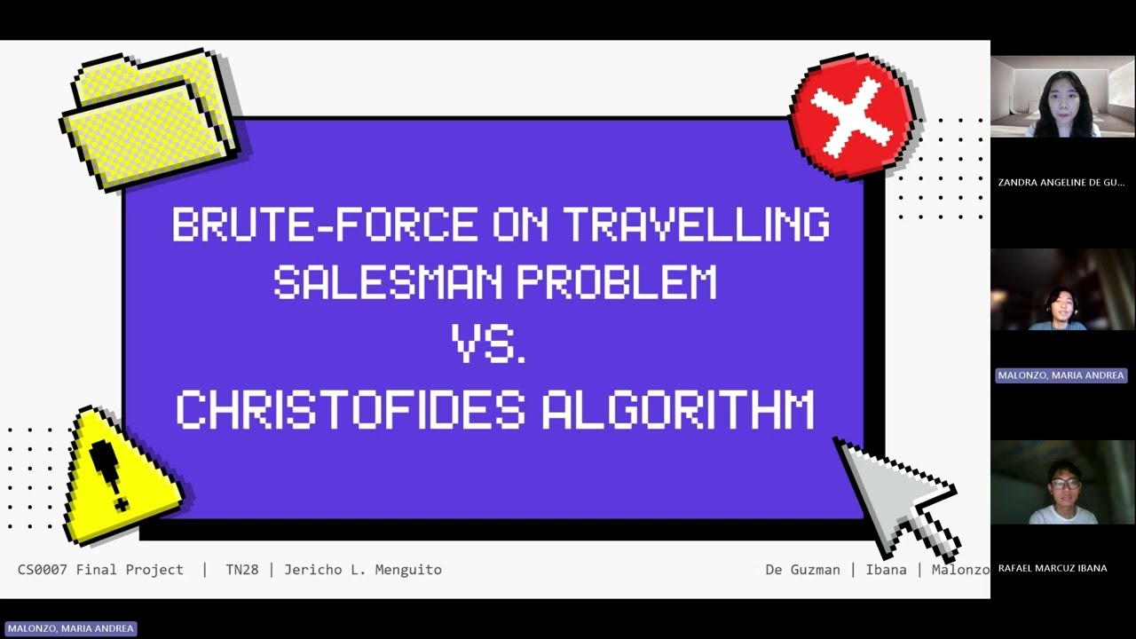 Brute - Force on Travelling Salesman Problem vs Christofides Algorithm | Explained & Compared