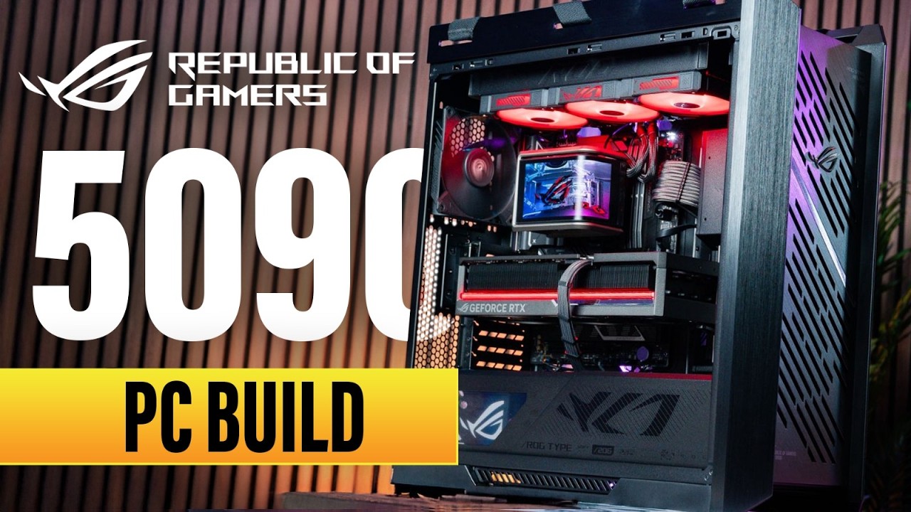 The Ultimate 5090 Gaming PC | ROG Strix Helios II, Ryzen 9 9950X3D, 5090 Astral OC | PC Build