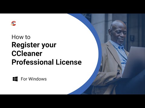 How to register your CCleaner Professional license for PC