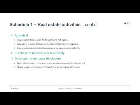 ASC webinar: Amendments to the Offering Memorandum Exemption
